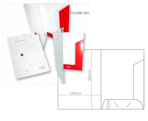 A4 Folder with self assembly pocket – ProntaPrint